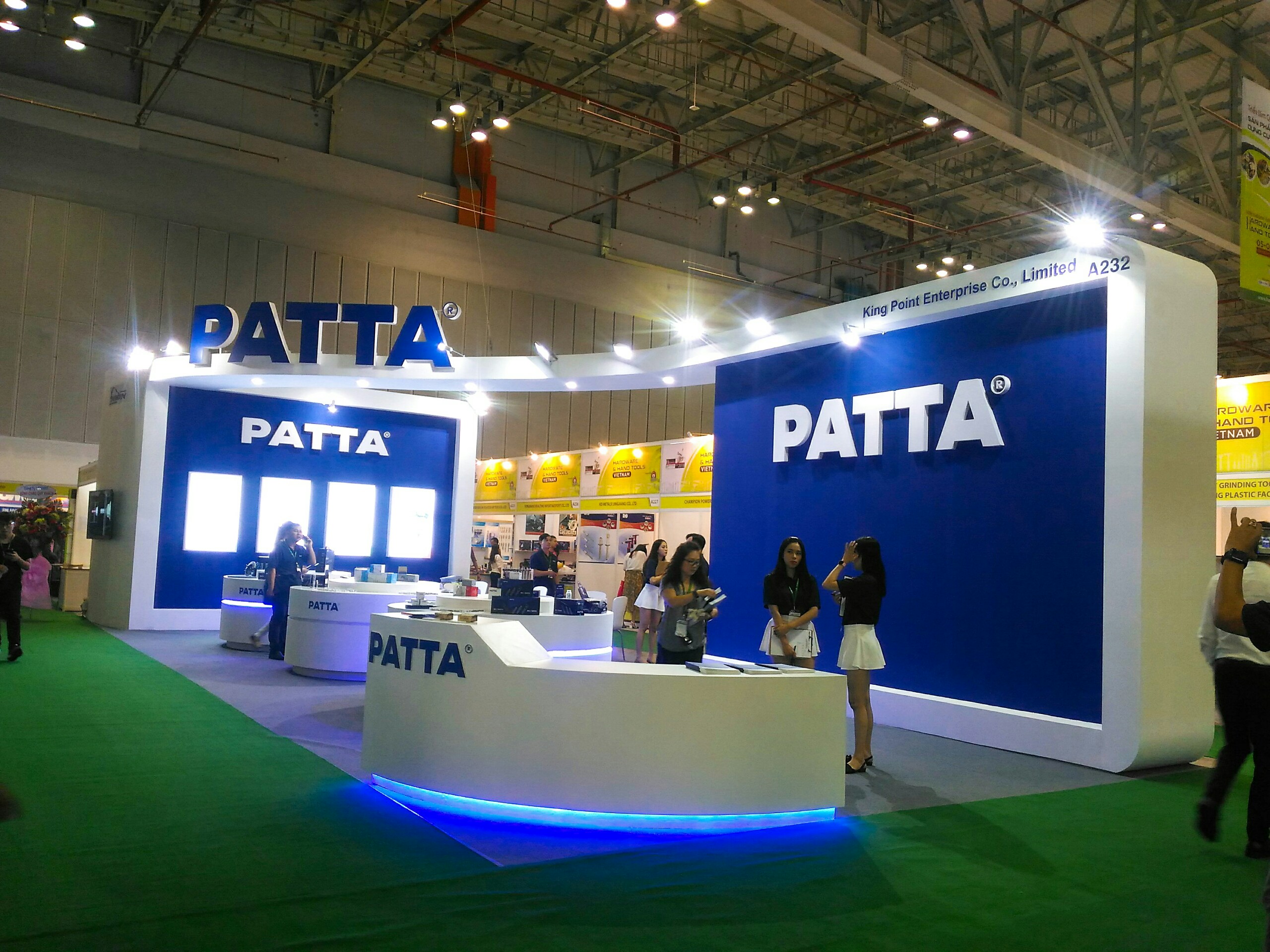 Design and construction of PATTA booth - Sdragon